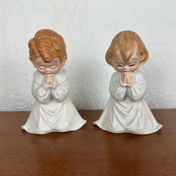 Accents | Vintage Ceramic Praying Figurines | Poshmark
